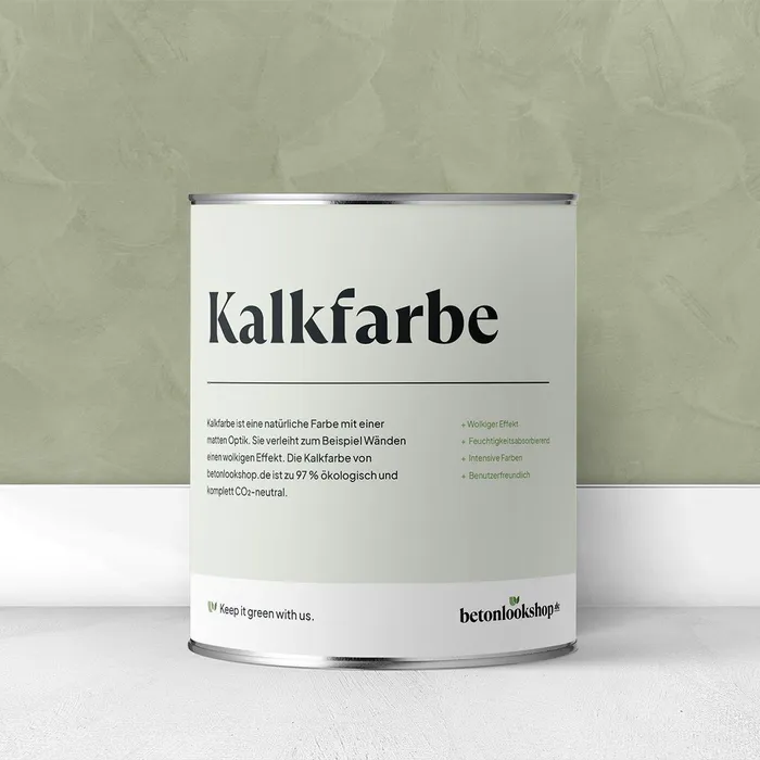 Kalkfarbe grün